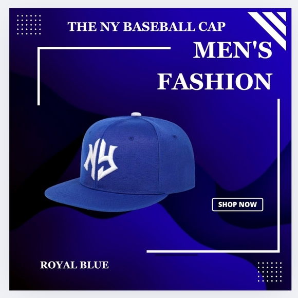 Accessories | The Ny Baseball Cap In Royal Blue | Poshmark
